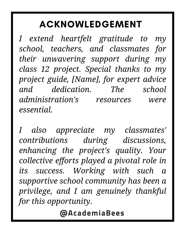 Acknowledgement For Project Class 12 Design How To Ma Vrogue co Acknowledgement For Project Class 12 Design How To Ma Vrogue co