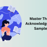 6 Best Master Thesis Acknowledgement Samples