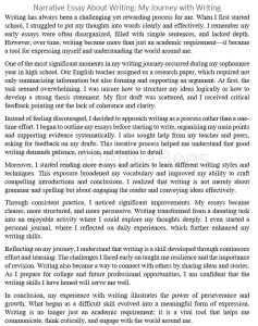 Narrative Essay Examples (8+ Best Samples)