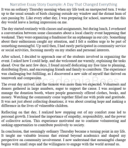 Narrative Essay Examples (8+ Best Samples)